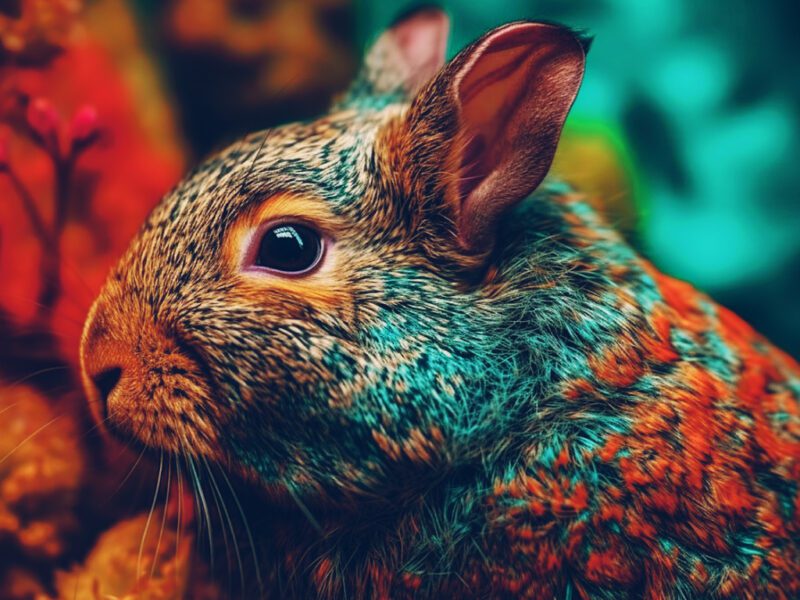 Soñar con Conejos de Colores